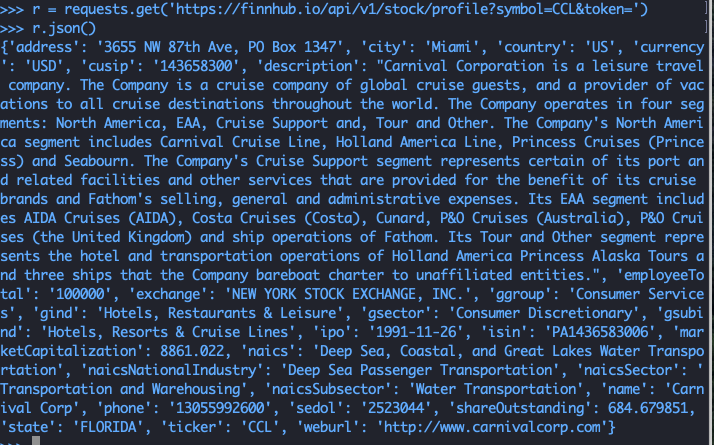 Endpoint /stock/profile returning text instead of JSON · Issue #97 · finnhubio/Finnhub-API · GitHub
