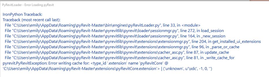 pyRevit does not load · Issue #836 · pyrevitlabs/pyRevit · GitHub