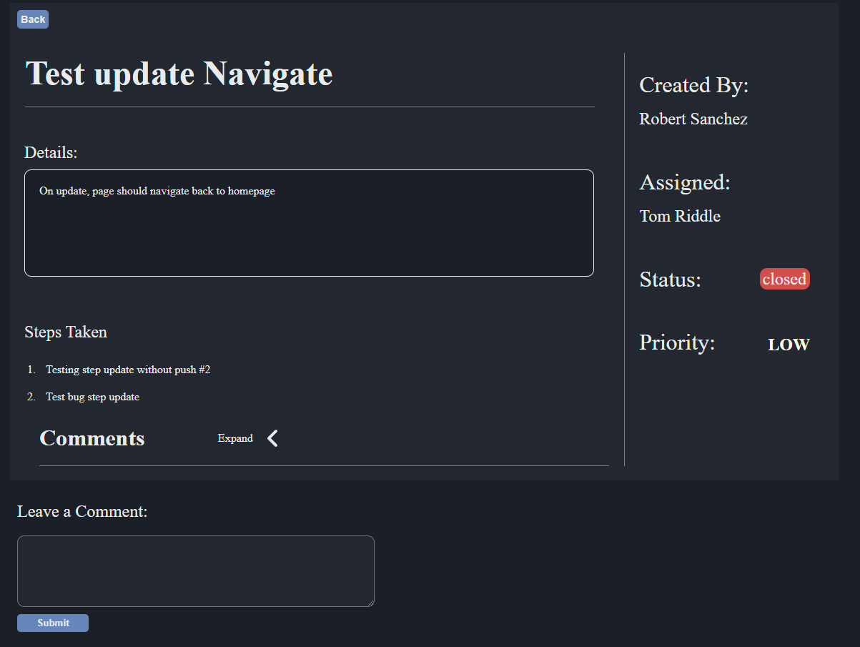 GitHub - scb4377/bugTracker: Bug Tracker