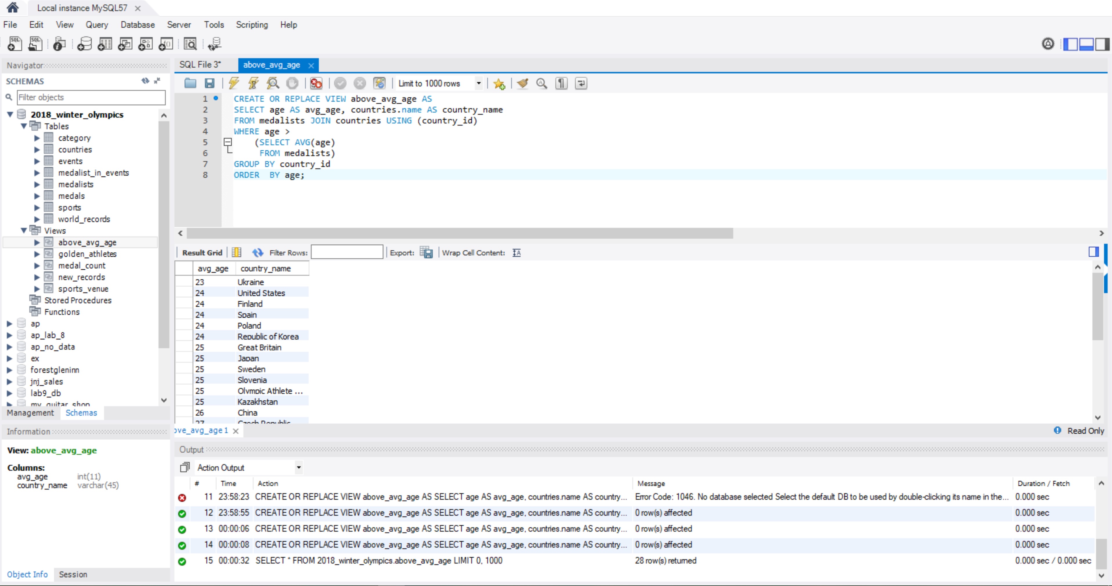GitHub - SteveDubon/olympicWorldRecordHolder: Database of recent world ...