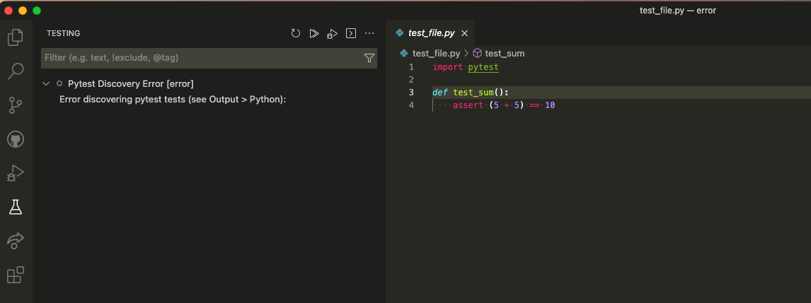 Pytest Doesnt Use Interpreter · Issue 18631 · Microsoftvscode Python