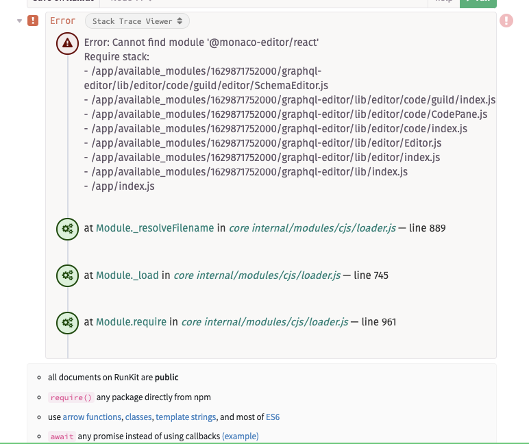 Graphql Build Is Failing · Issue 279 · Graphql Editorgraphql Editor · Github