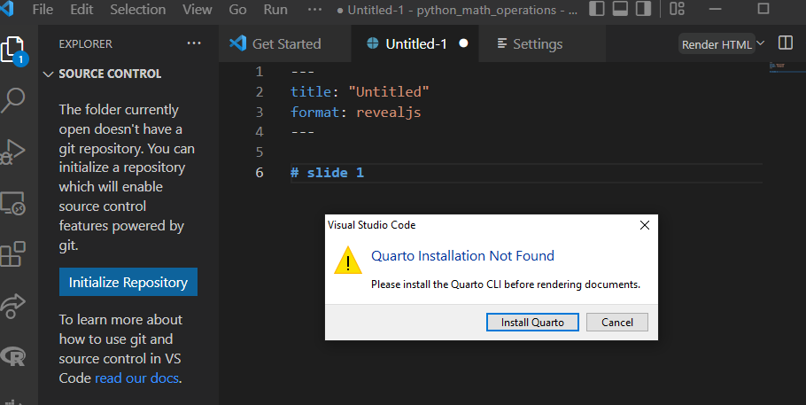 Not Working On Windows Vscode · Issue 16 · Quarto Dev Quarto Vscode · Github