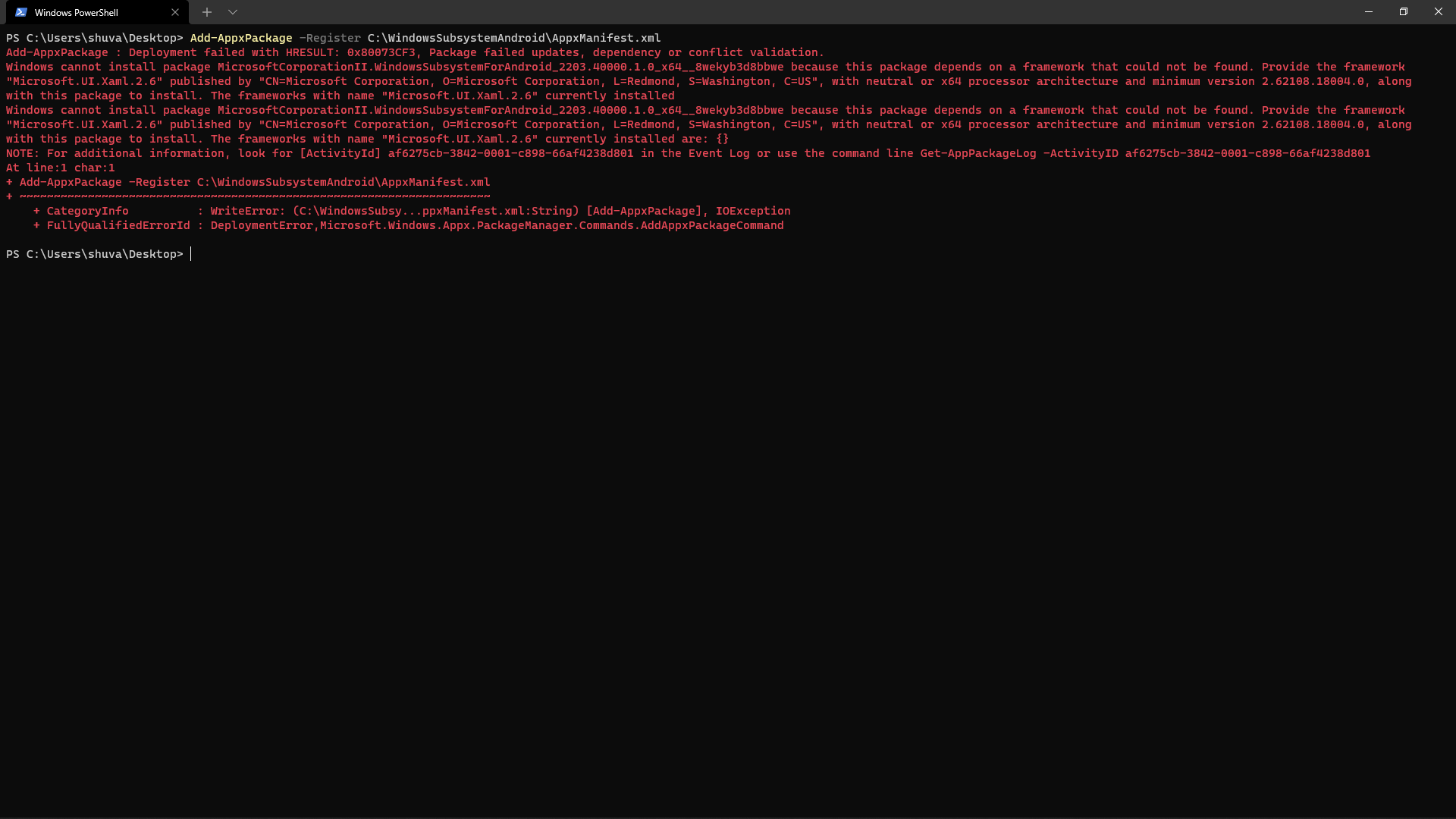 Framework not found. · Issue #200 · WSA-Community/WSAGAScript · GitHub