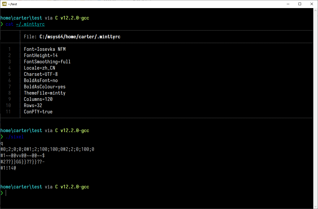 Sixel images don't work with native Windows C programs · Issue #1192 · mintty/mintty · GitHub