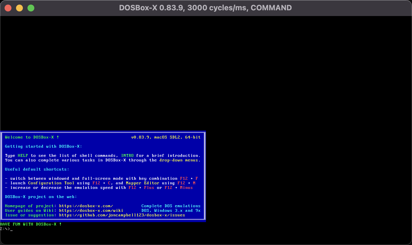 [macOS] Image covers one fourth of the window only · Issue #3906 · joncampbell123/dosbox-x · GitHub