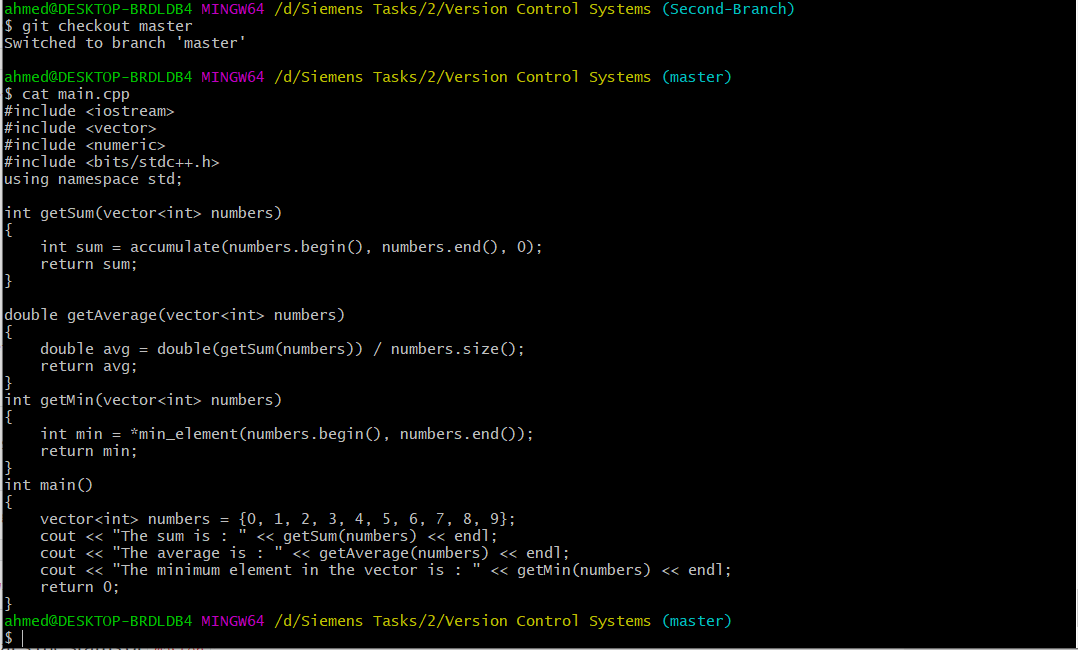 GitHub - ahmedosamaismail/VersionControlSystem
