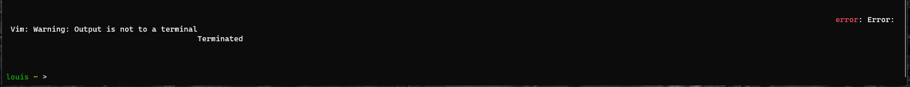 Unable to start vi or nvim via alias · Issue #2218 · nushell/nushell · GitHub