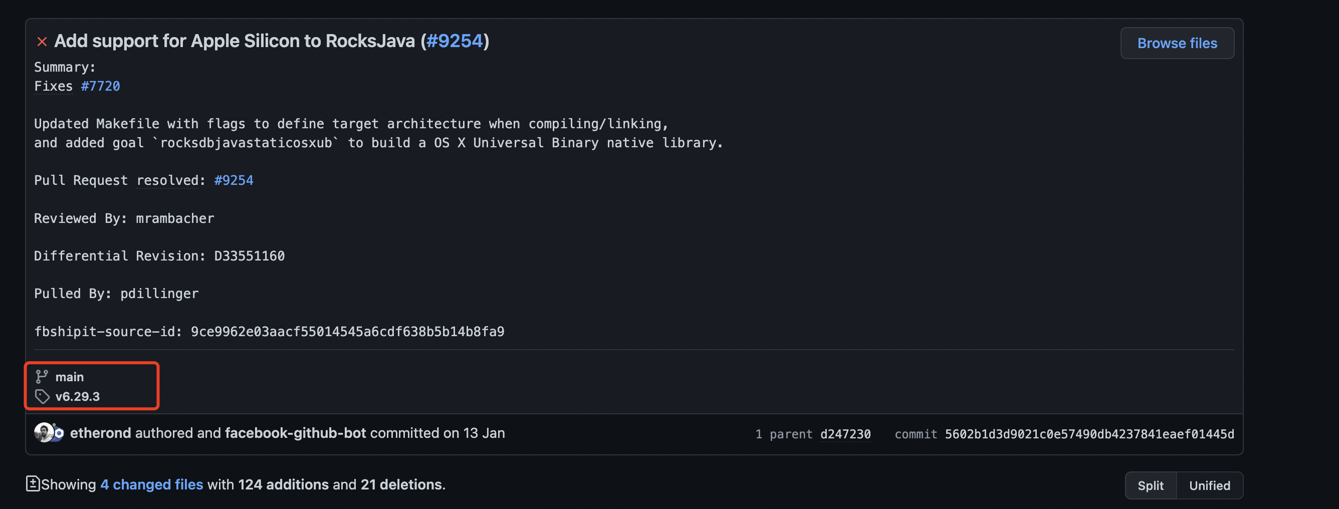 Java: Support Apple Silicon/M1 machines · Issue #7720 · facebook/rocksdb · GitHub
