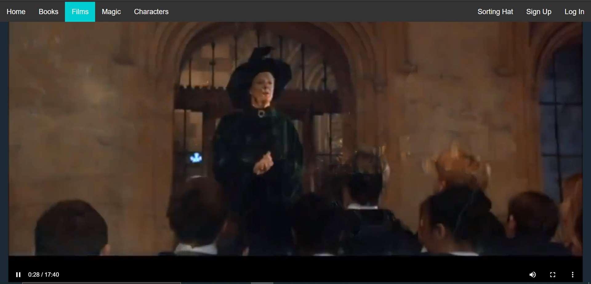 GitHub - vrindagoel/Harry-Potter-Website: Developed a fun to visit ...