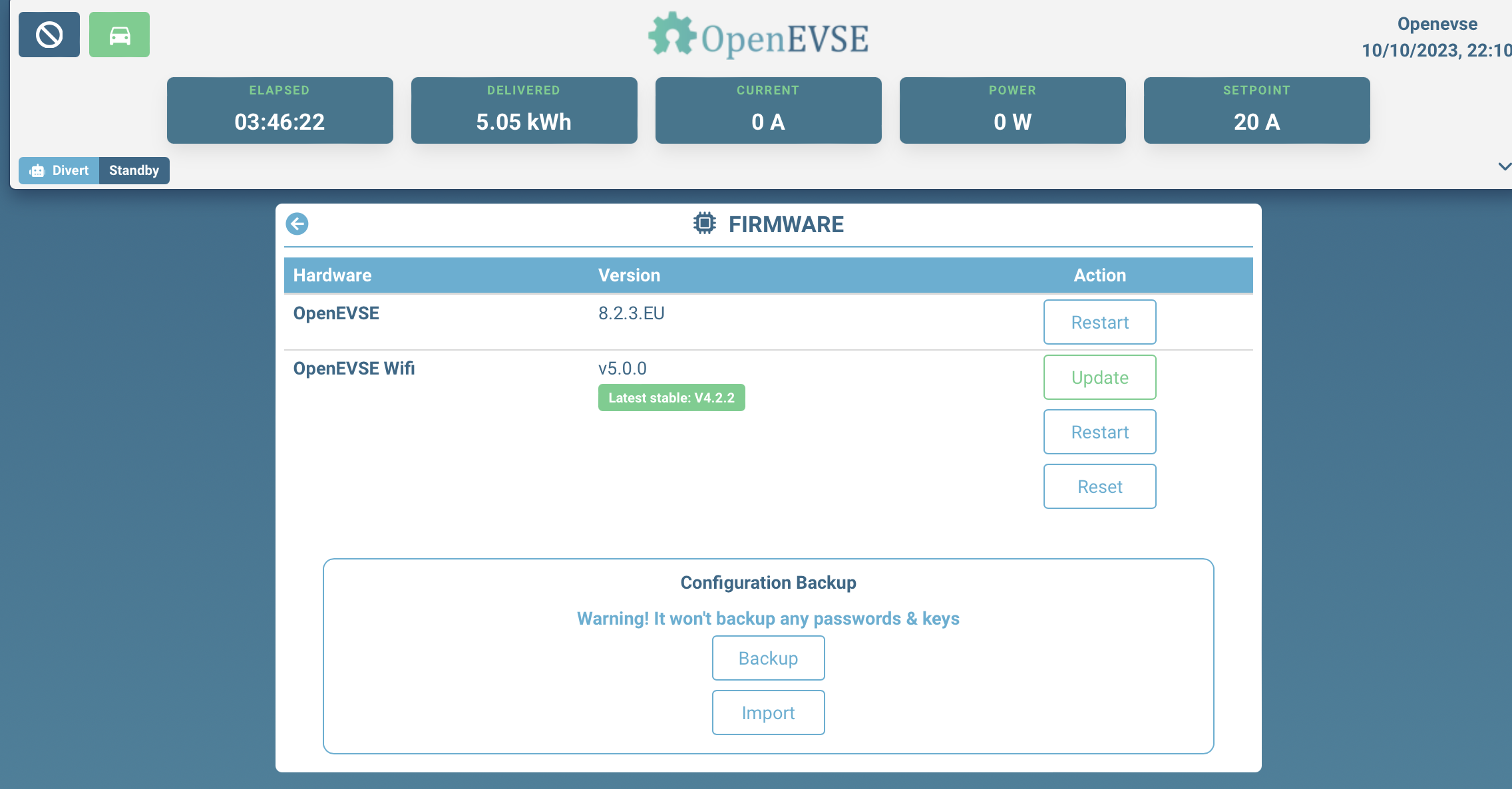 Service level missing from config in V5.0.0 · Issue #740 · OpenEVSE/openevse_esp32_firmware · GitHub