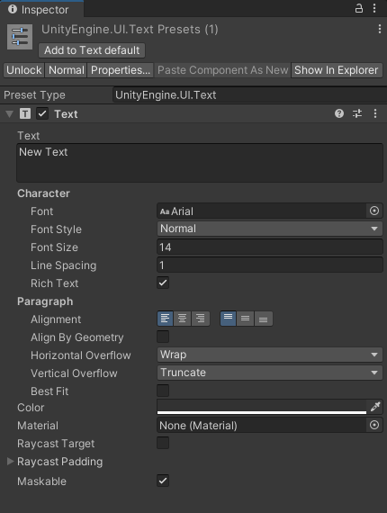 GitHub - baba-s/Kogane.Preset: 【Unity】よく使う Preset を管理するパッケージ