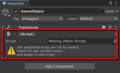 GitHub - baba-s/UniMissingScriptTest: 【Unity】すべてのシーンやプレハブに存在するゲームオブジェクト ...