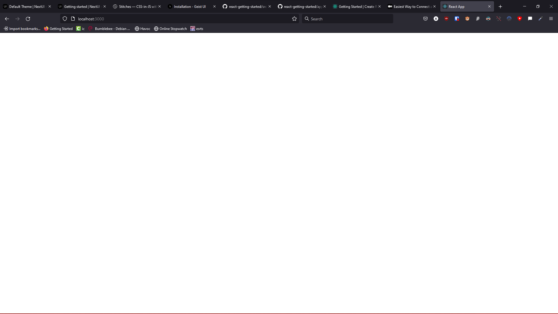 Issues Using Create React App React Scripts V5 · Issue 154 · Nextui