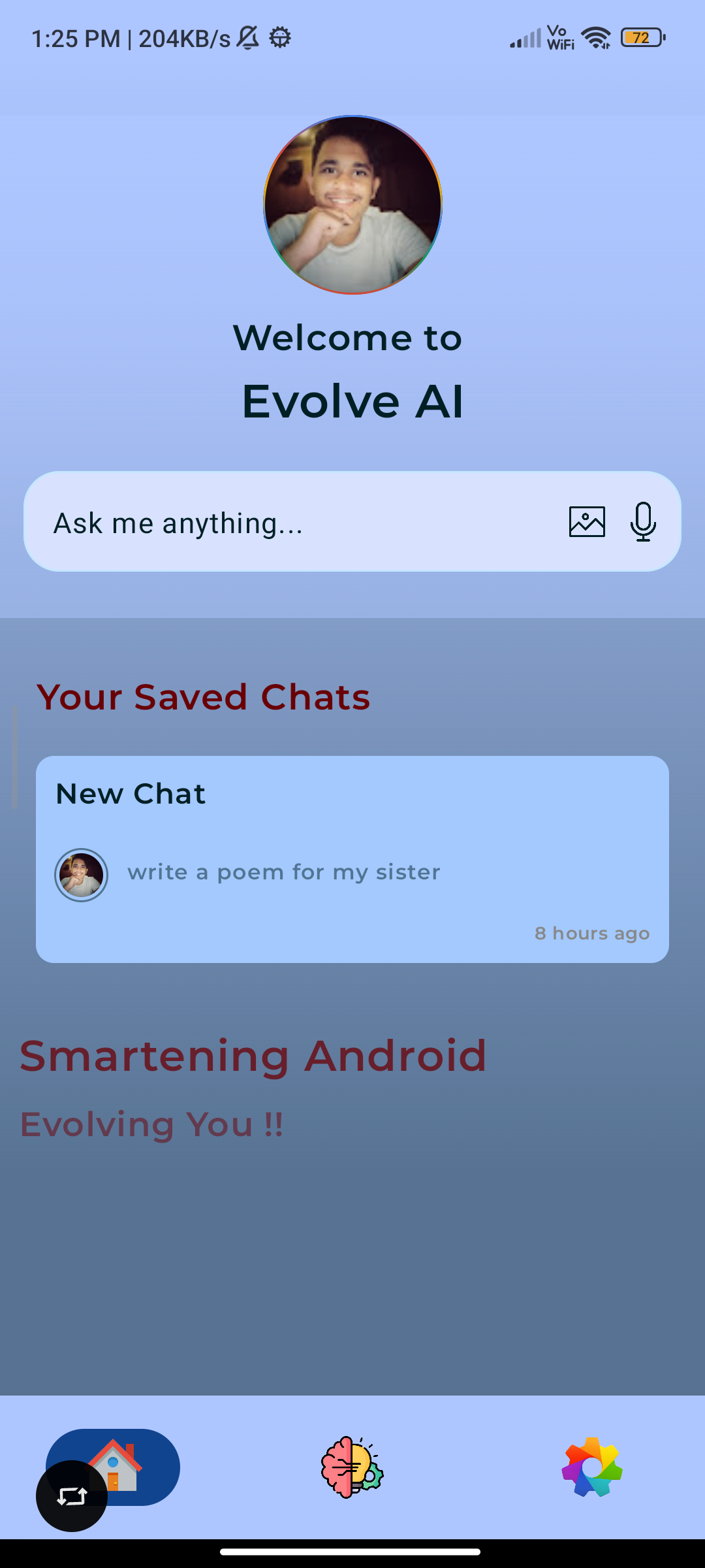 GitHub - thekaailashsharma/Evolve-with-AI: Experience the power of AI on your Android device ...