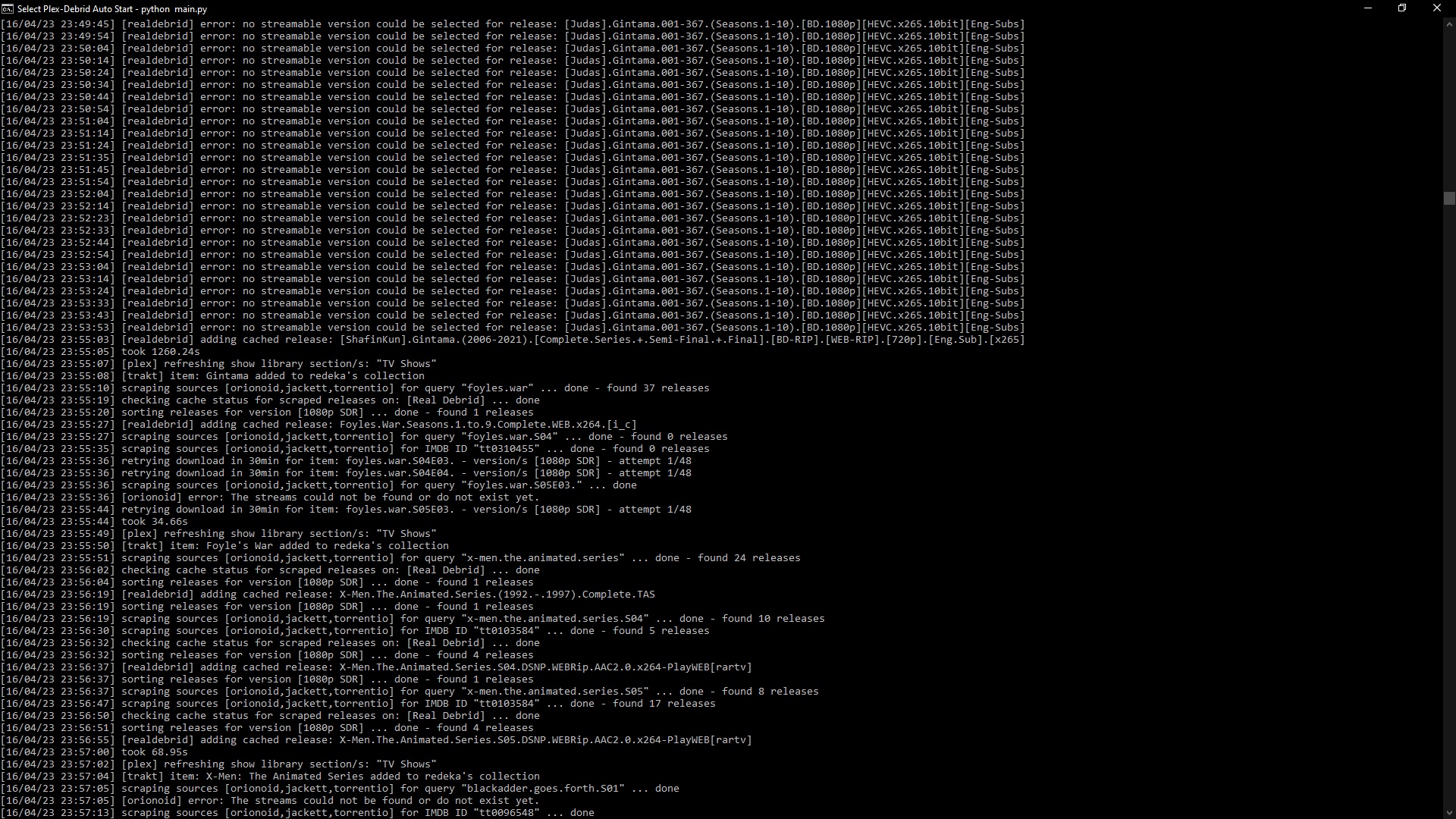 What have I overlooked? Any tips would be greatly appreciated! · itsToggle plex_debrid ...