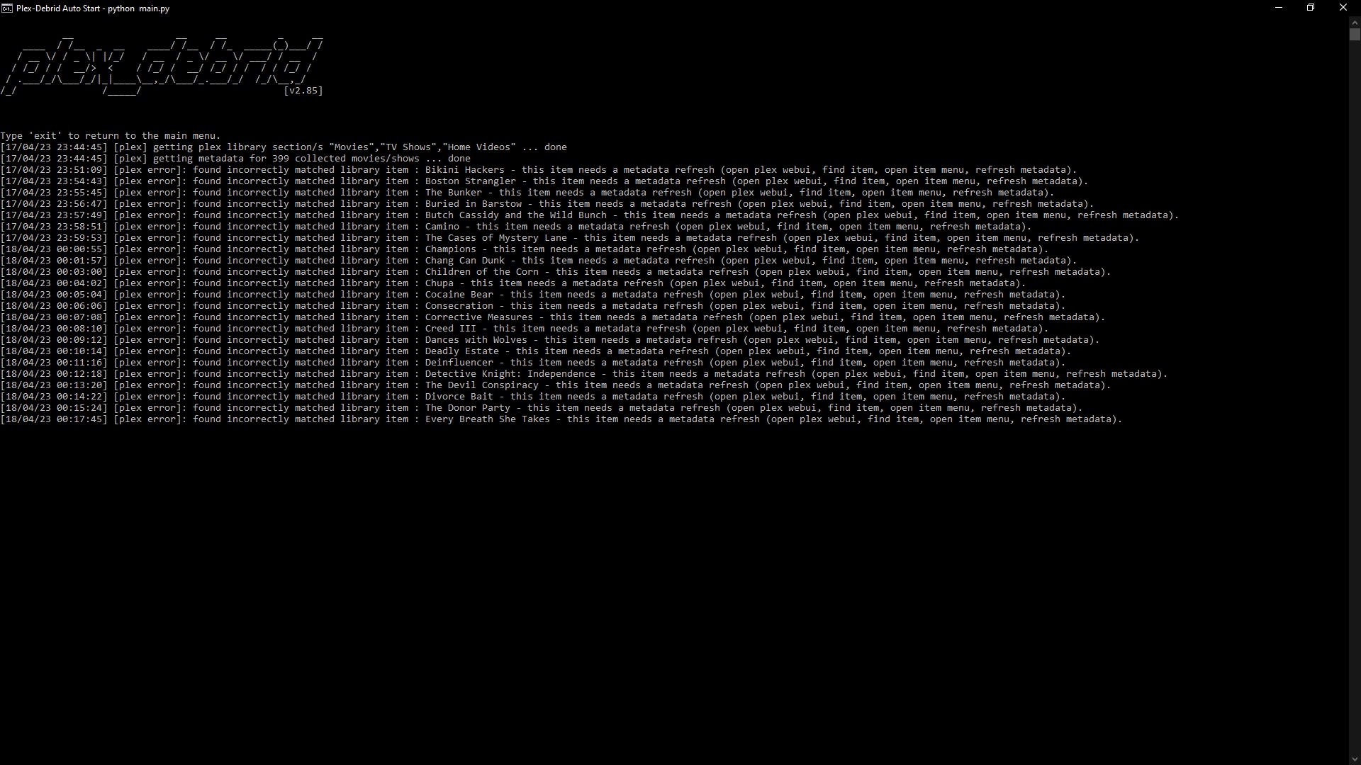 What have I overlooked? Any tips would be greatly appreciated! · itsToggle plex_debrid ...