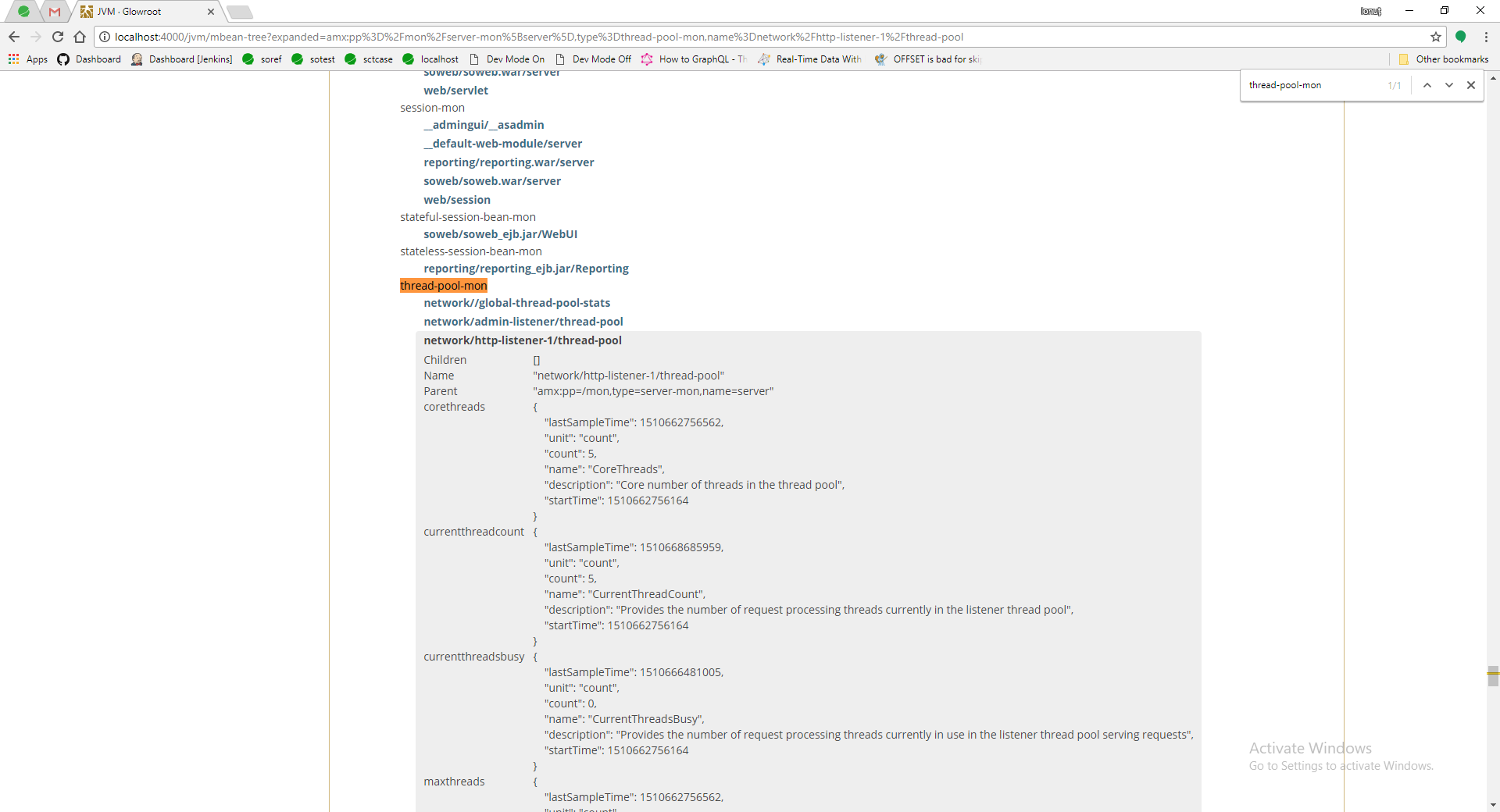 Unable to create Gauges based on some MBeans · Issue #285 · glowroot/glowroot · GitHub
