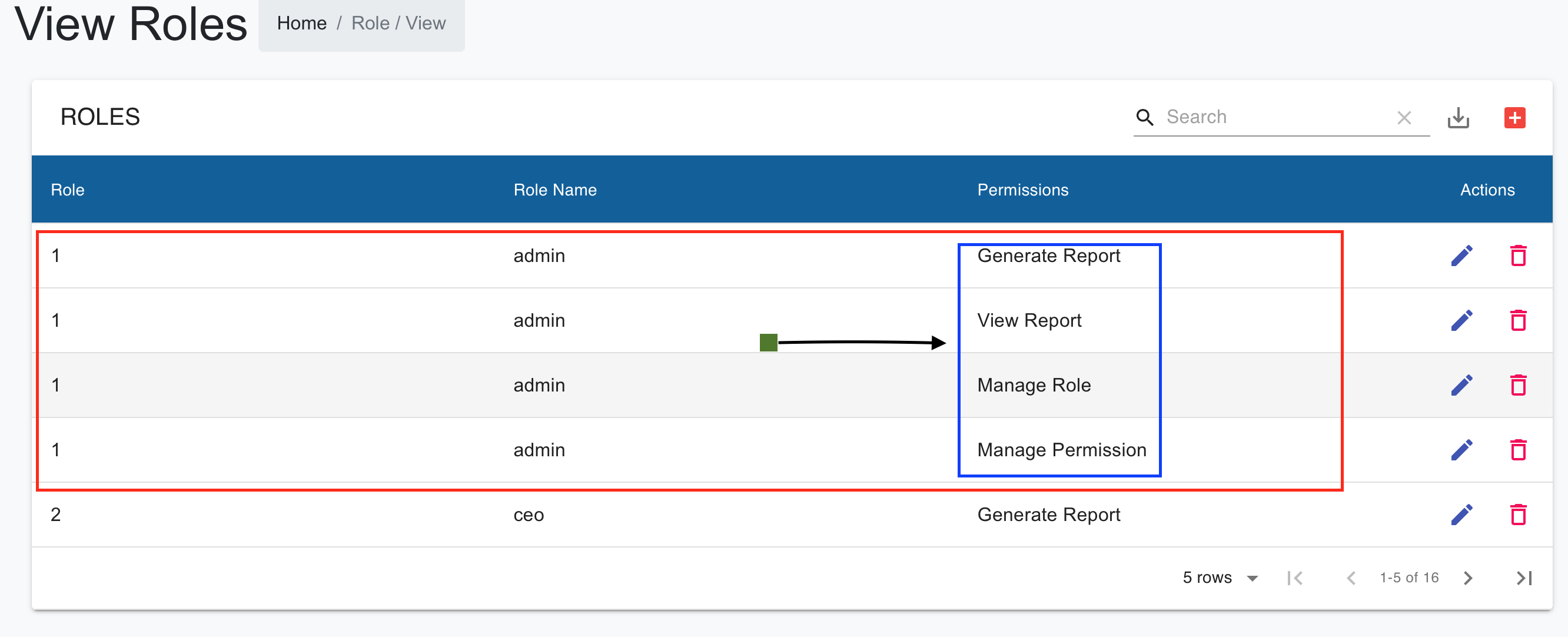Multiple occurrences on a row with same id. · Issue #2585 · mbrn/material-table · GitHub