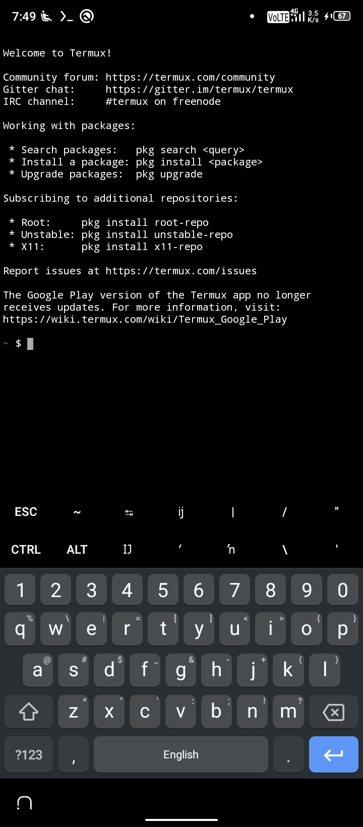 Directional extra keys don't look like directional keys · Issue #2095 · termux/termux-app · GitHub
