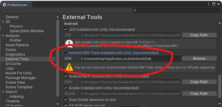 Android build fails in Unity 2022 · Issue #1541 · RenderHeads/UnityPlugin-AVProVideo · GitHub