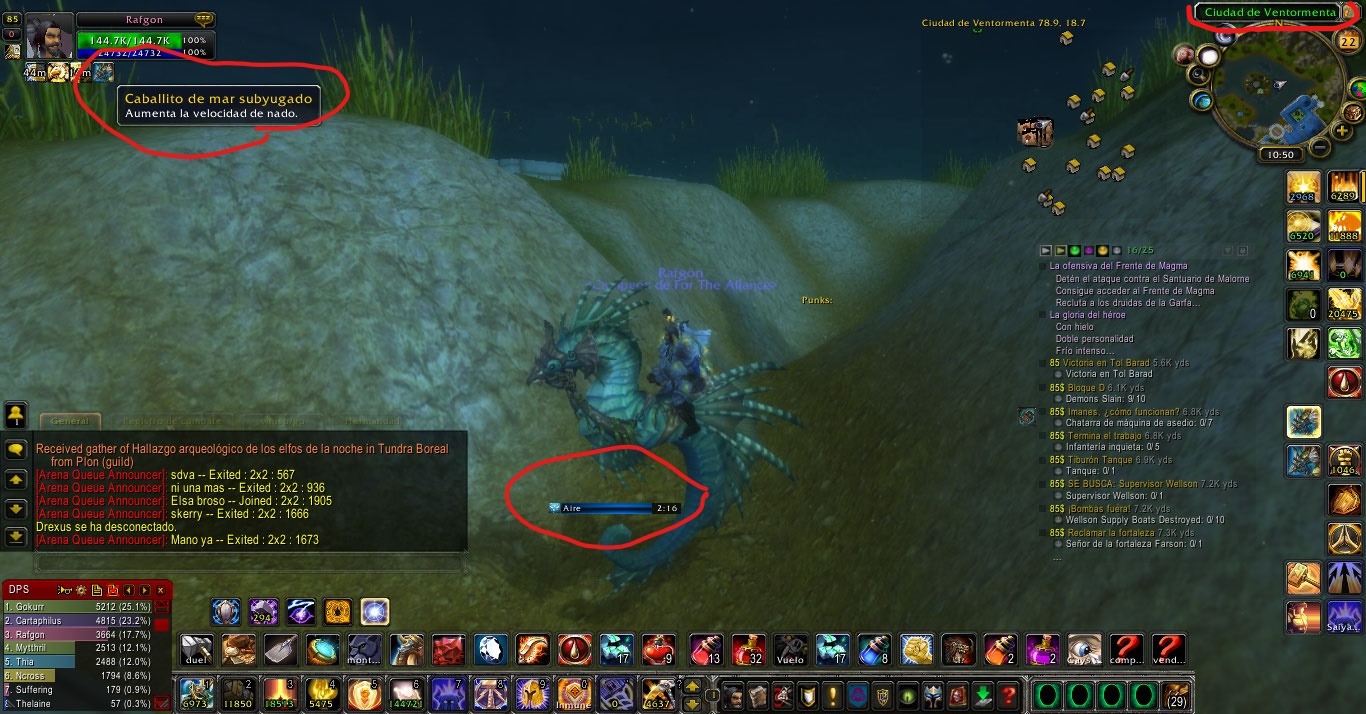 Montura de Poseidus (Caballito de mar subyugado) · Issue #226 · athenaswow/BugTracker-Athenas ...