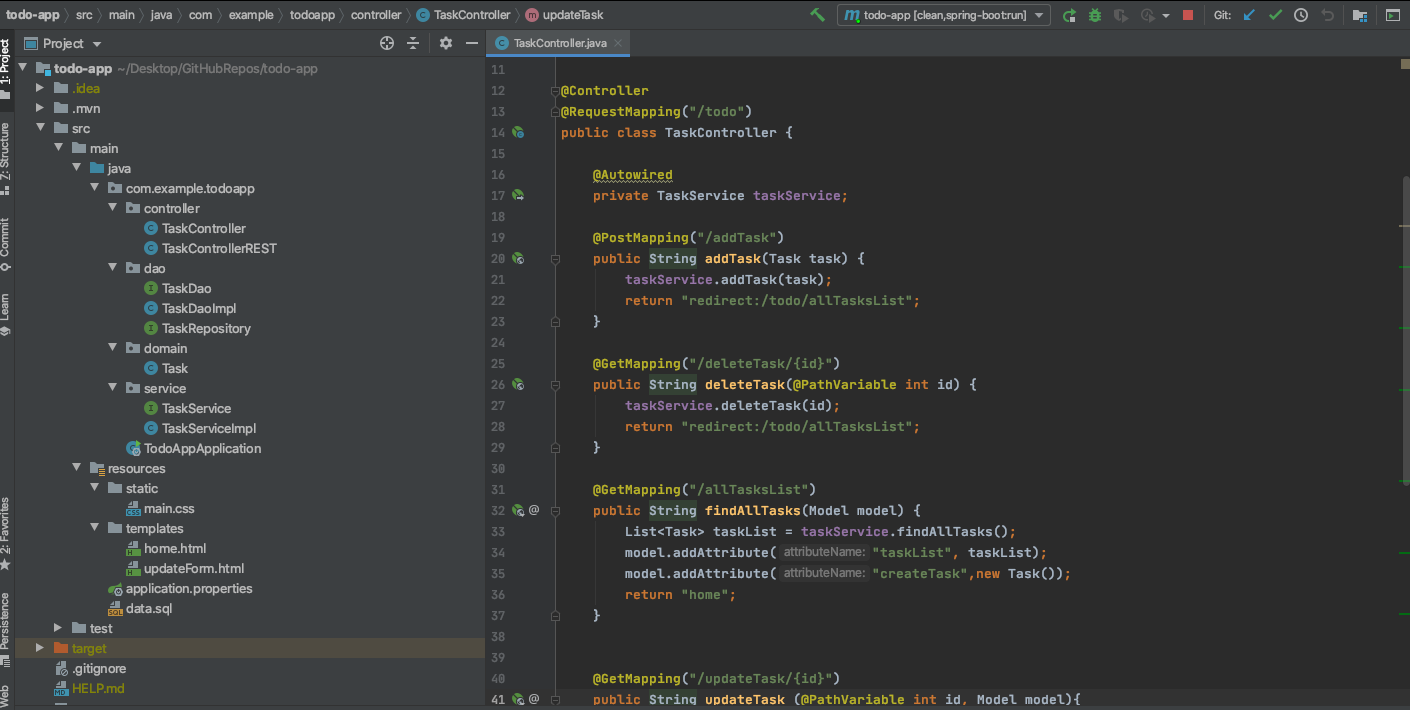 GitHub - m7md21999/todo-app: Simple todo application in Spring boot