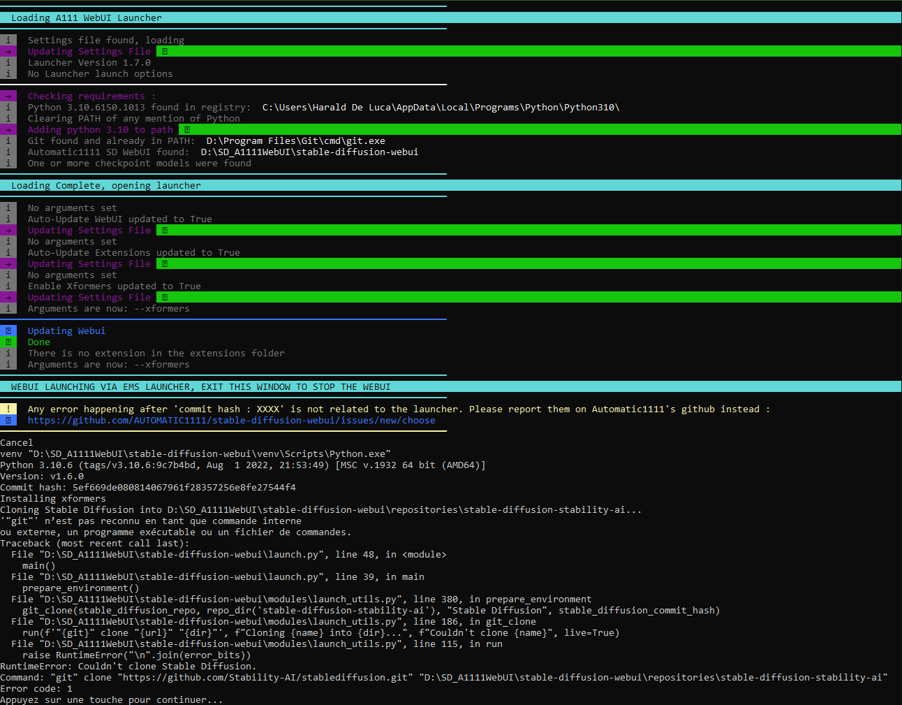[Bug]: · Issue #13304 · AUTOMATIC1111/stable-diffusion-webui · GitHub