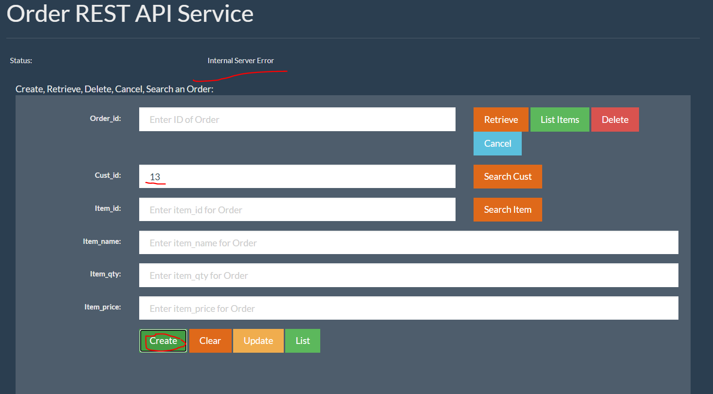 Create order with emty data throws 500 error. · Issue #156 · NYUSquadO ...