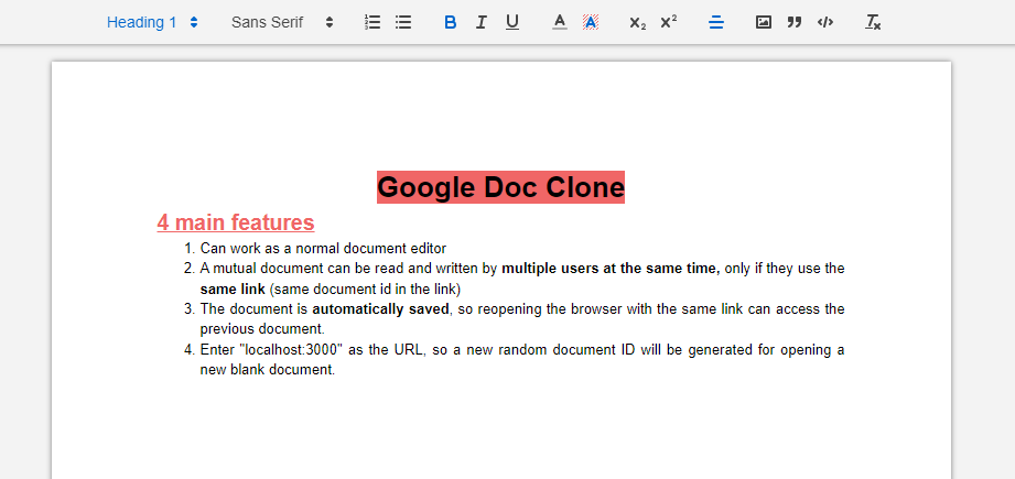 GitHub - MeteorTony/Google-Doc-Clone