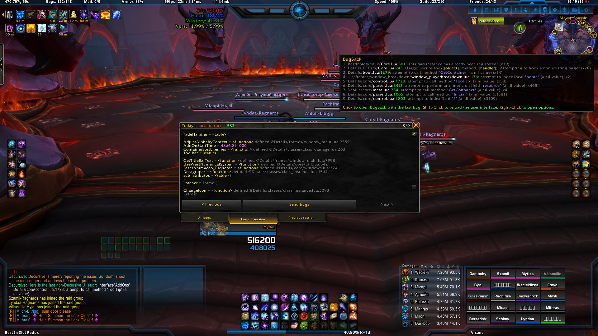 More bugs in raid (Details_Boot / Core / Meta / parser) · Issue #547 · Tercioo/Details-Damage ...