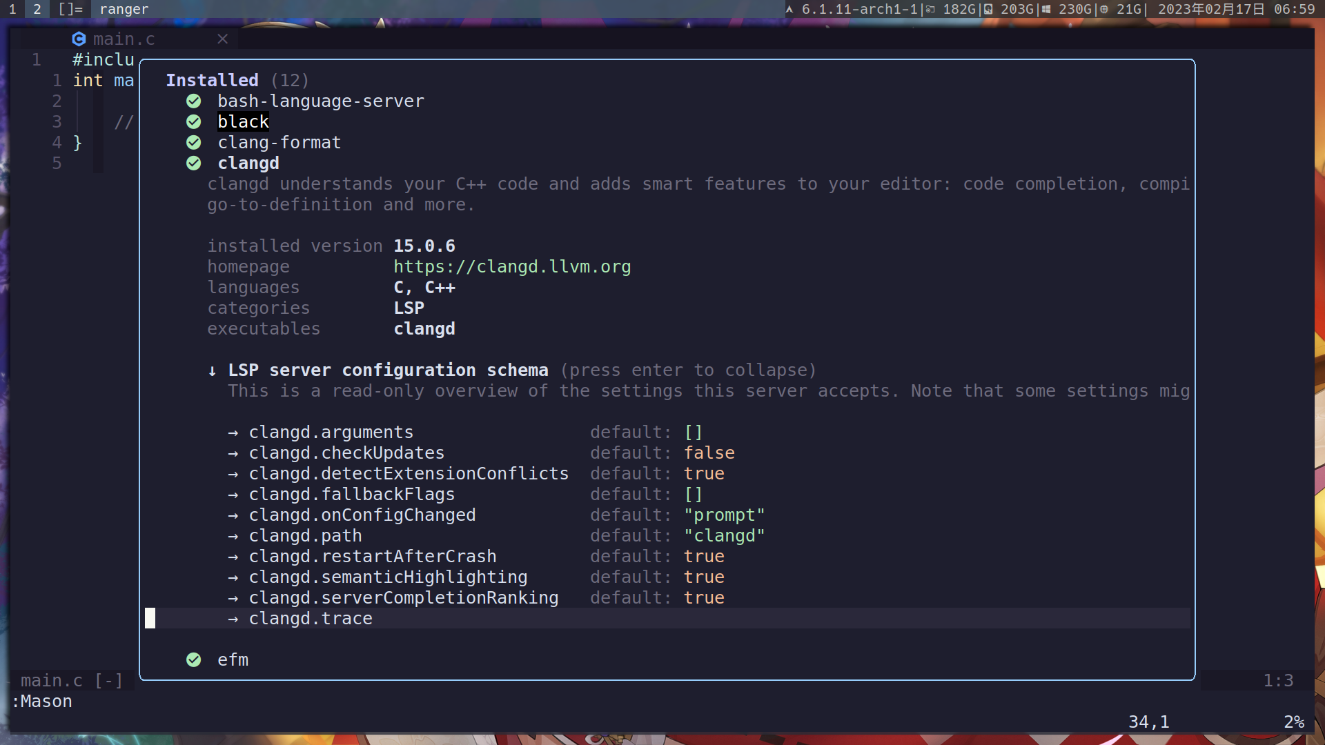 My clangd doesn't seem to be working properly · Issue #526 · ayamir/nvimdots · GitHub
