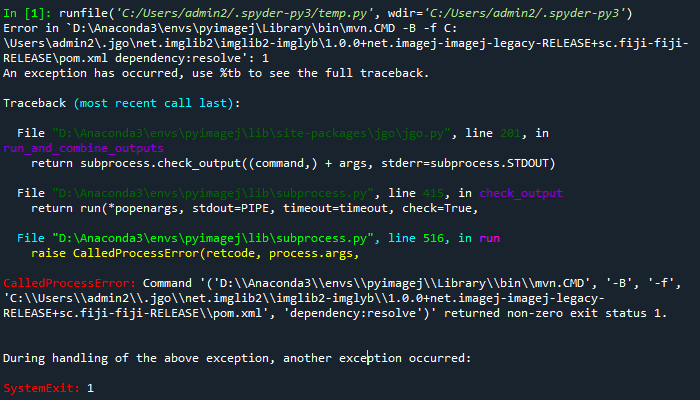 Cannot run installation test too · Issue #104 · imagej/pyimagej · GitHub