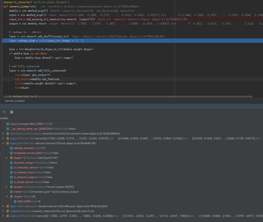 Linear Layer Conversion – ValueError: __len__() should return >= 0 · Issue #456 · NVIDIA-AI-IOT ...