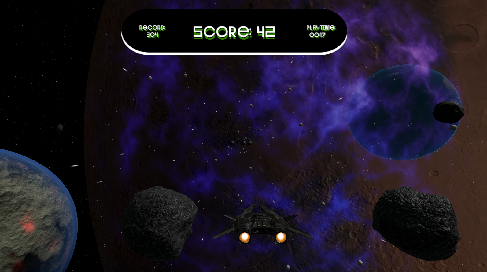 GitHub - hidpos/Space-game: Space game where player is a spaceship maneuvering between asteroids