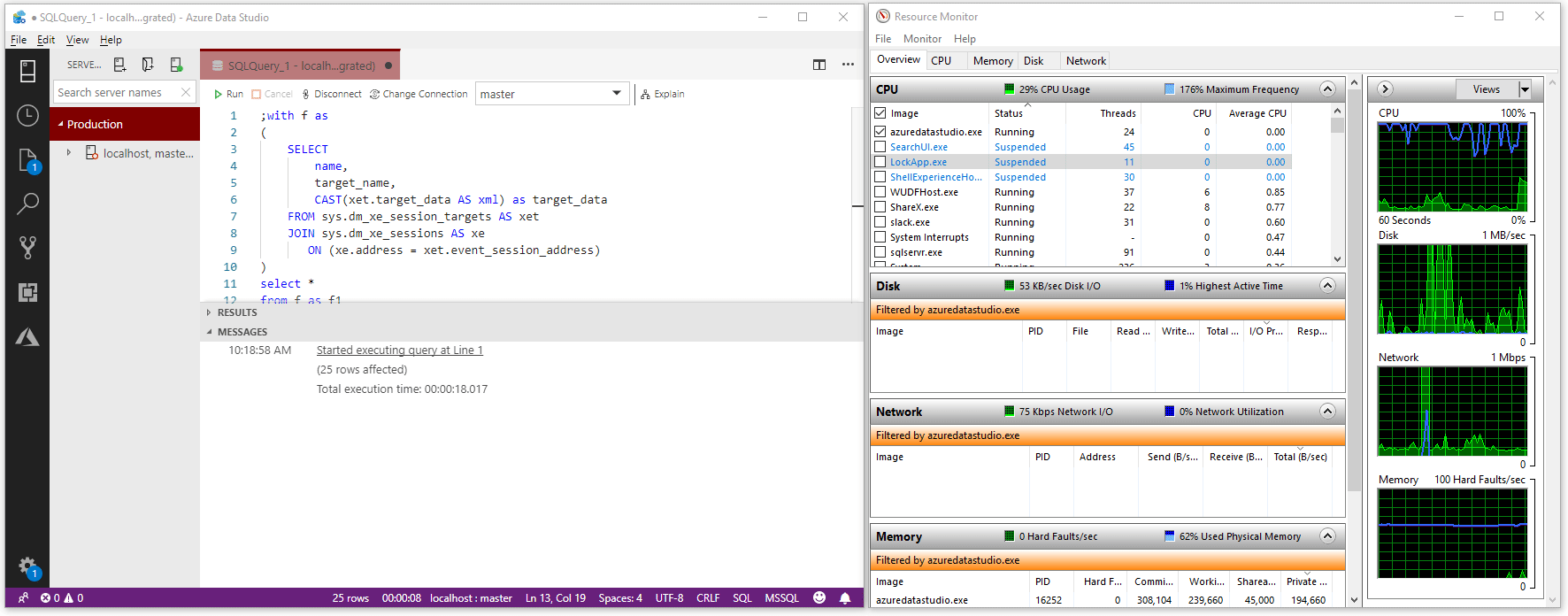 Vast difference in runtime between SSMS and Notebook query runtime when ...