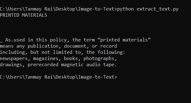 GitHub - TanmayRai21/TEXT-EXTRACTION-FROM-IMAGE: Implemented text ...