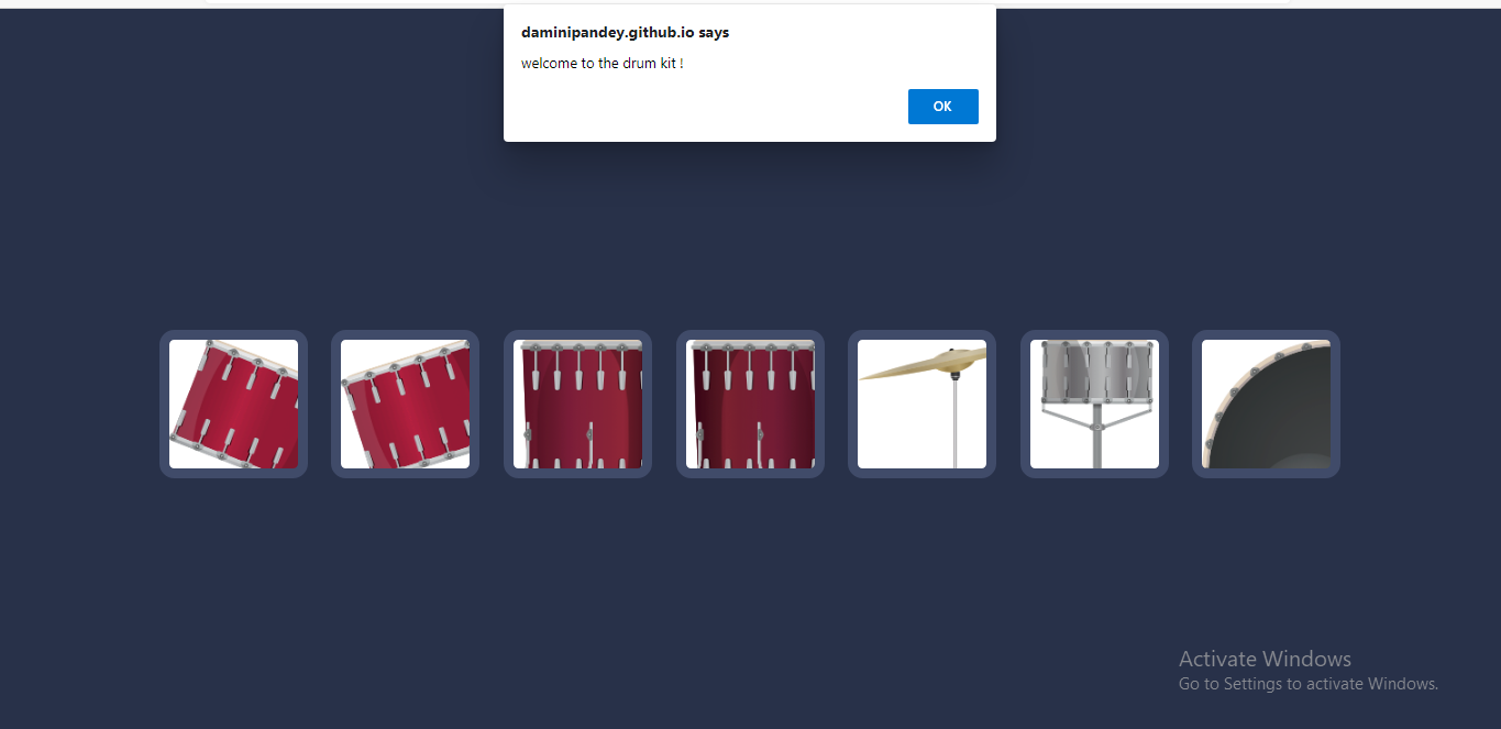 GitHub - DaminiPandey/The-Drum-Kit