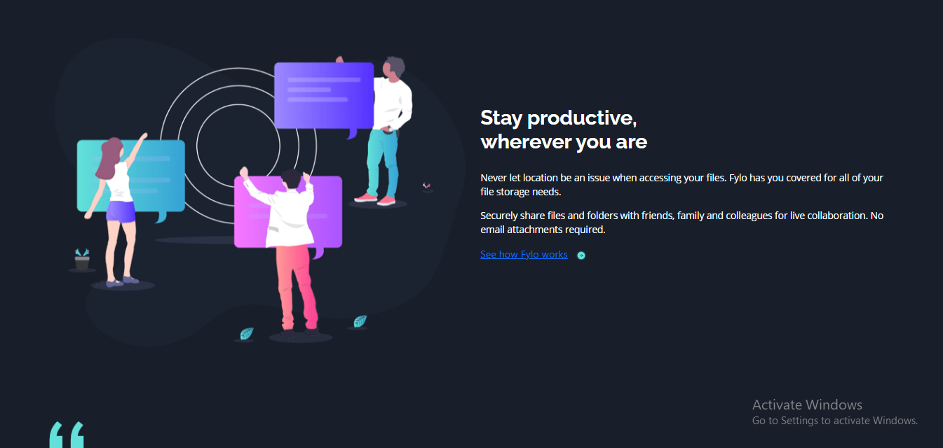 GitHub - DaminiPandey/fylo-dark-theme-landing-page-challenge