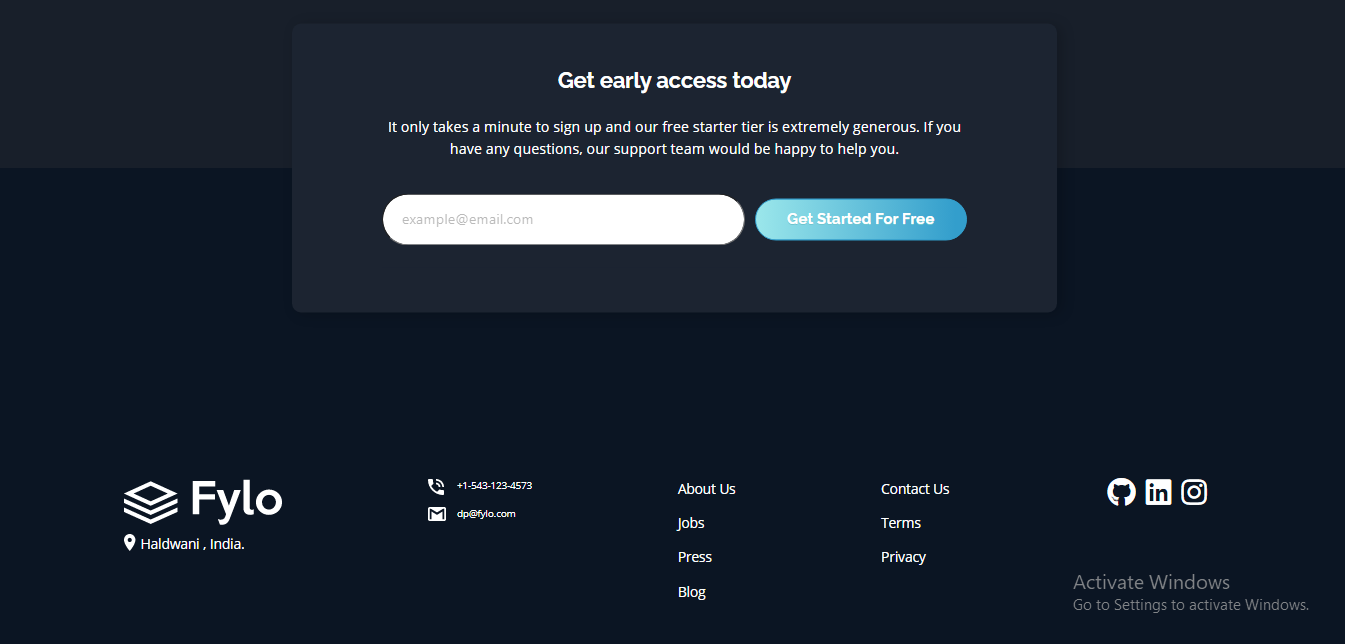 GitHub - DaminiPandey/fylo-dark-theme-landing-page-challenge