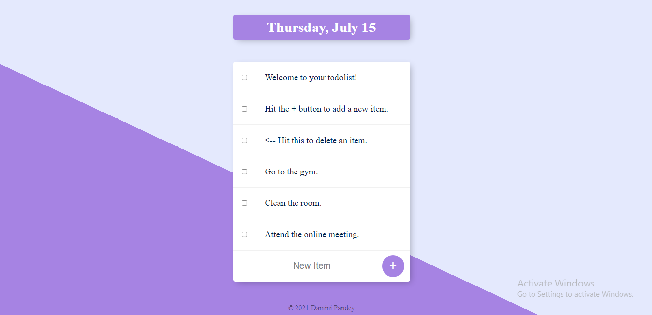 GitHub - DaminiPandey/ToDo-List