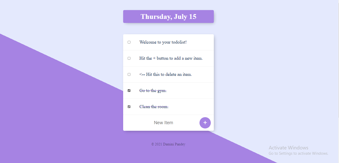 GitHub - DaminiPandey/ToDo-List