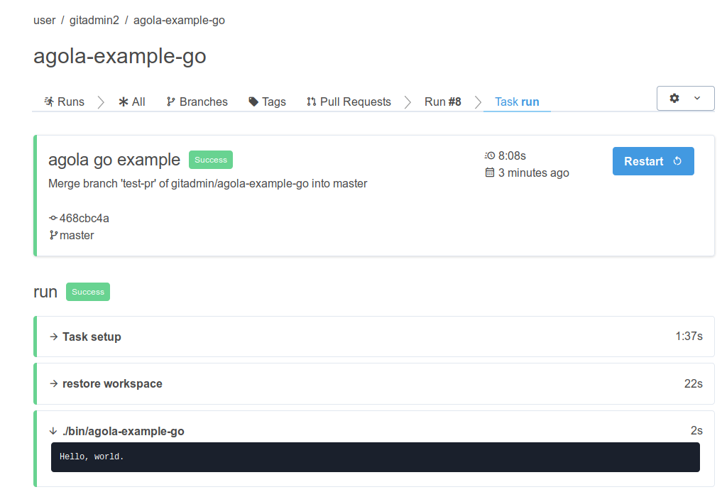Agola in k3s, build flow err, failed to find Session for client XX · Issue #114 · agola-io/agola ...