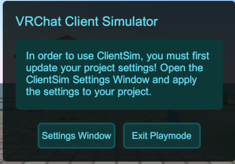 my installation hasn't worked in a long time · Issue #108 · vrchat-community/ClientSim · GitHub