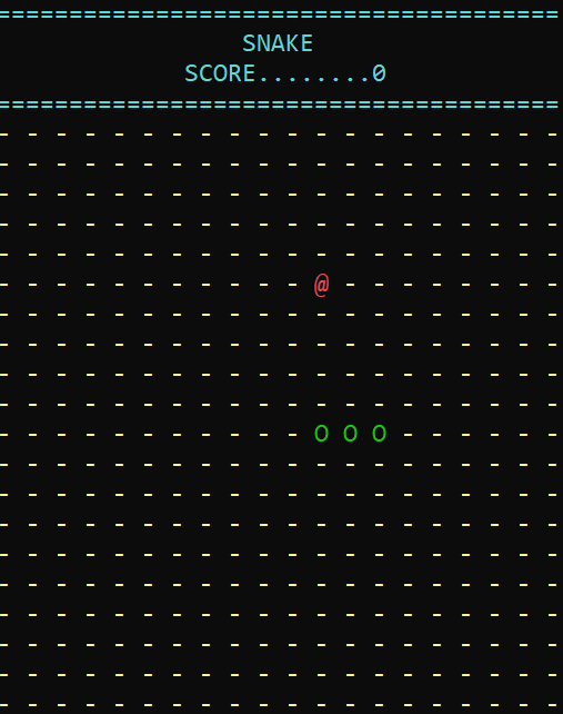 GitHub - Uni-M/ConsoleSnake