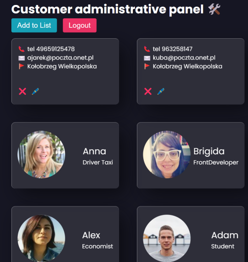 GitHub - ajarek/react-52-vite-customer-administration-panel