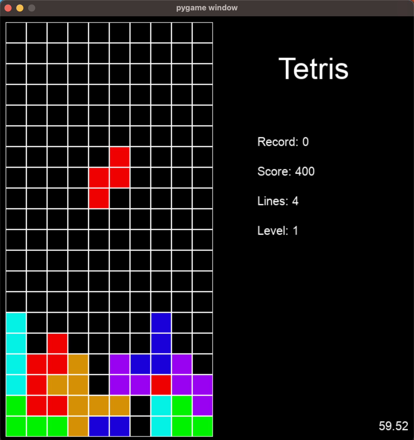GitHub - Veter-ok/pygame-tetris: Tetris create with pygame (project №2 for Yandex Lyceum)