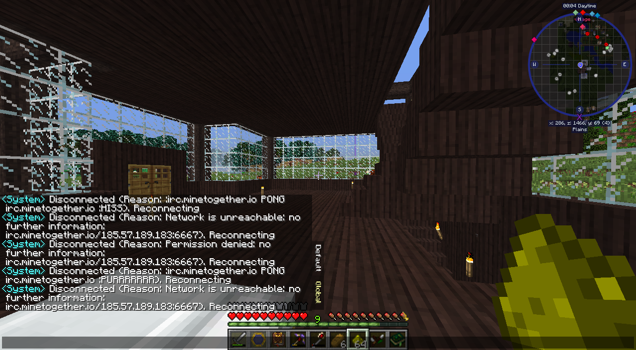 Disconnected from Minetogether chat · Issue #180 · CreeperHost/MineTogether · GitHub