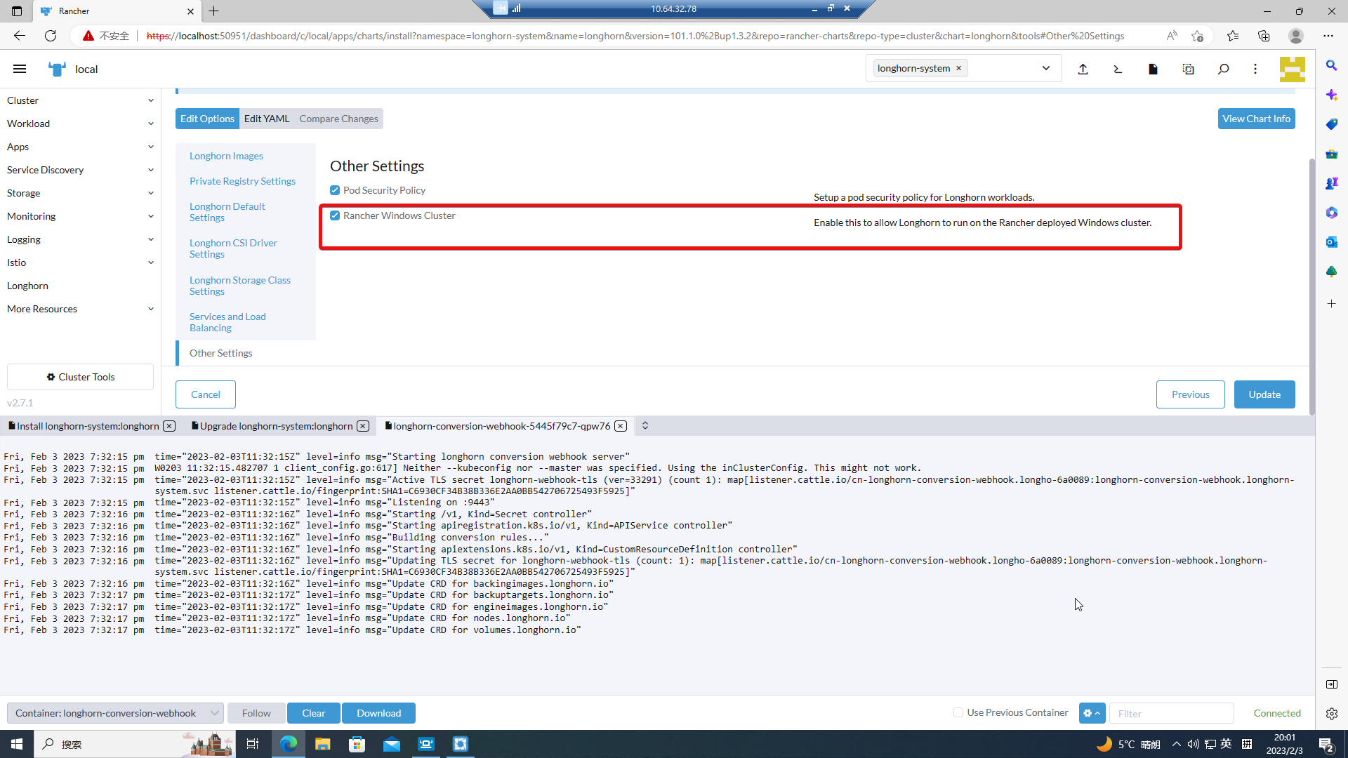 Rancher failed to install longhorn · longhorn longhorn · Discussion #5347 · GitHub