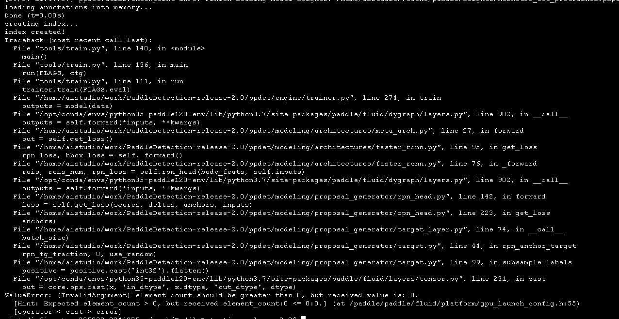paddle detection训练问题 · Issue #4137 · PaddlePaddle/PaddleDetection · GitHub